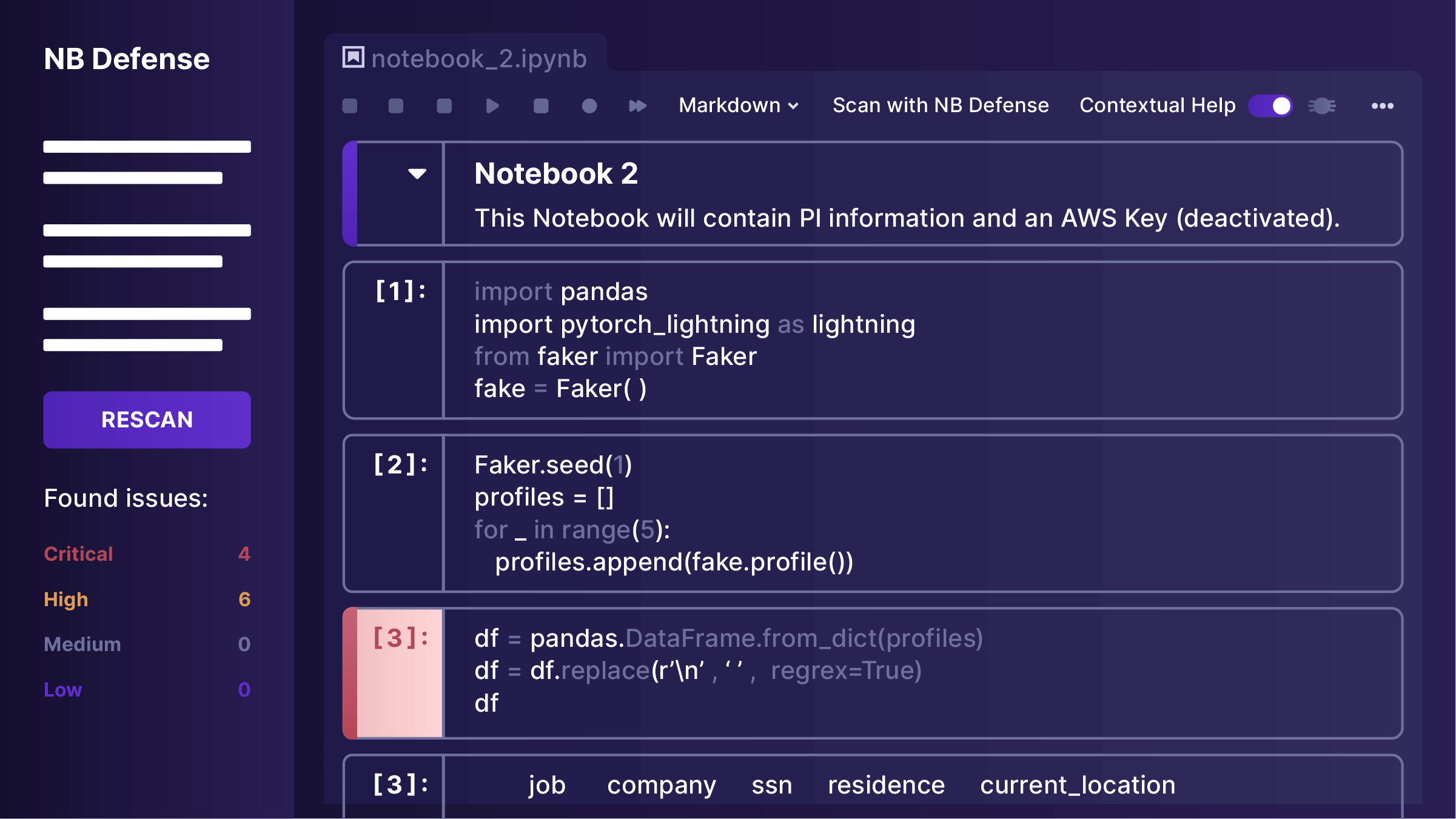 NB Defense | Secure Jupyter Notebooks